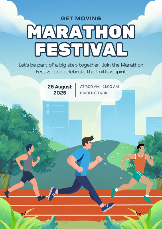 Free and customizable marathon templates