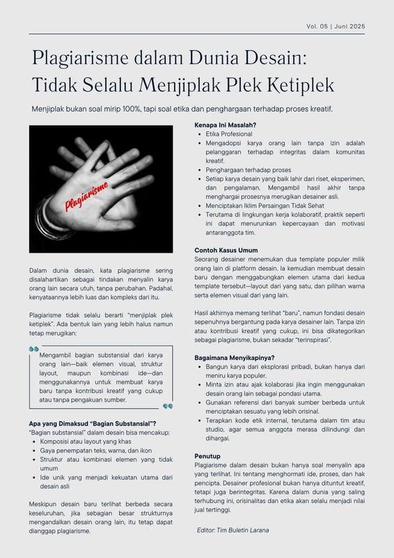 Platform Desain dan Penerbitan Buletin Online Gratis | Canva