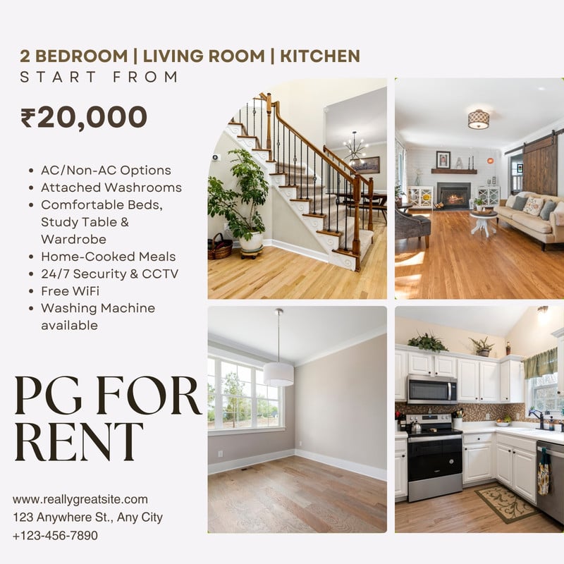 Free and customizable for rent templates