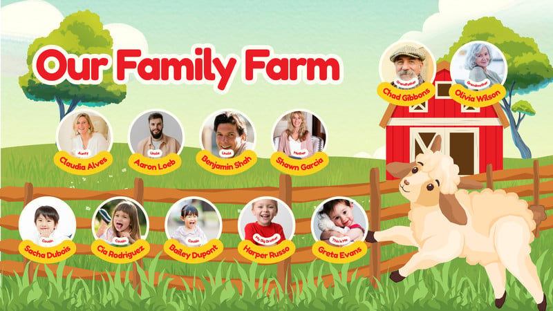 Free printable customizable family tree templates | Canva