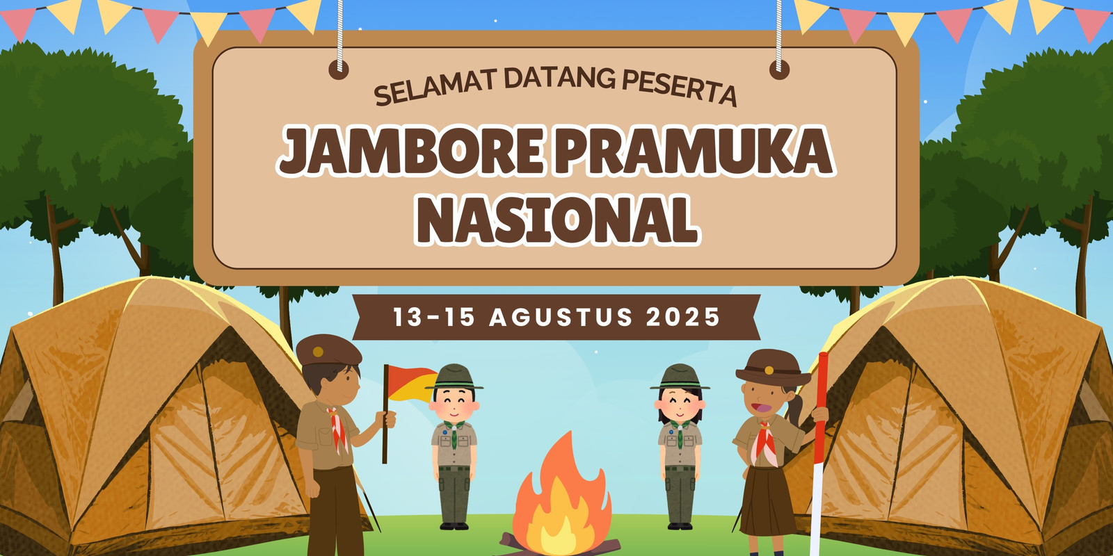 Gratis desain contoh pramuka - Canva