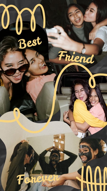 Free and customizable best friend templates