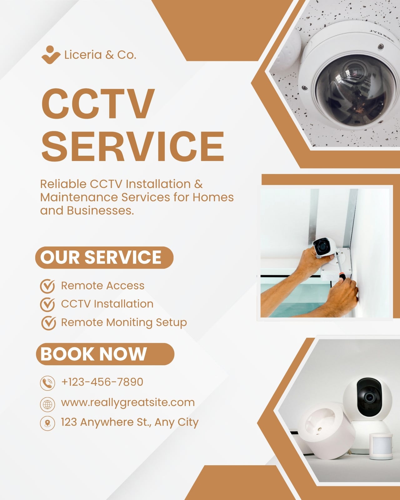 Free and customizable cctv templates
