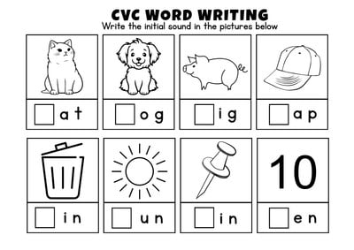 Free and customizable phonics templates