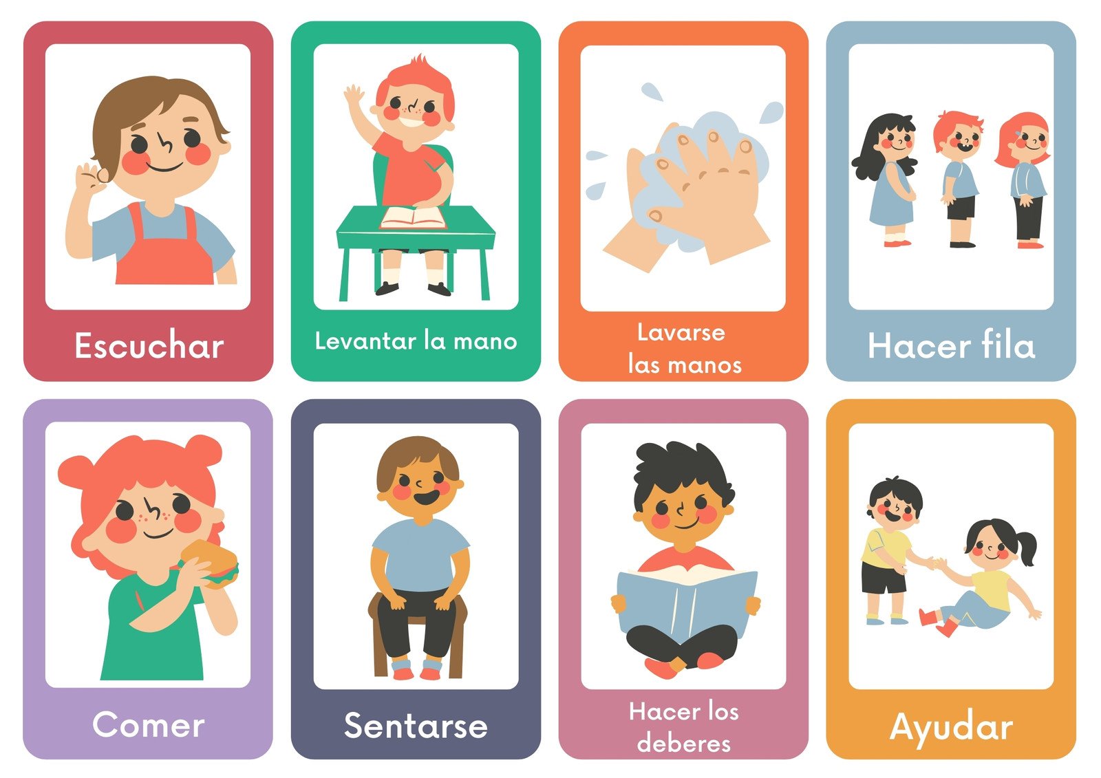 Crea flashcards y tarjetas de estudio para imprimir | Canva