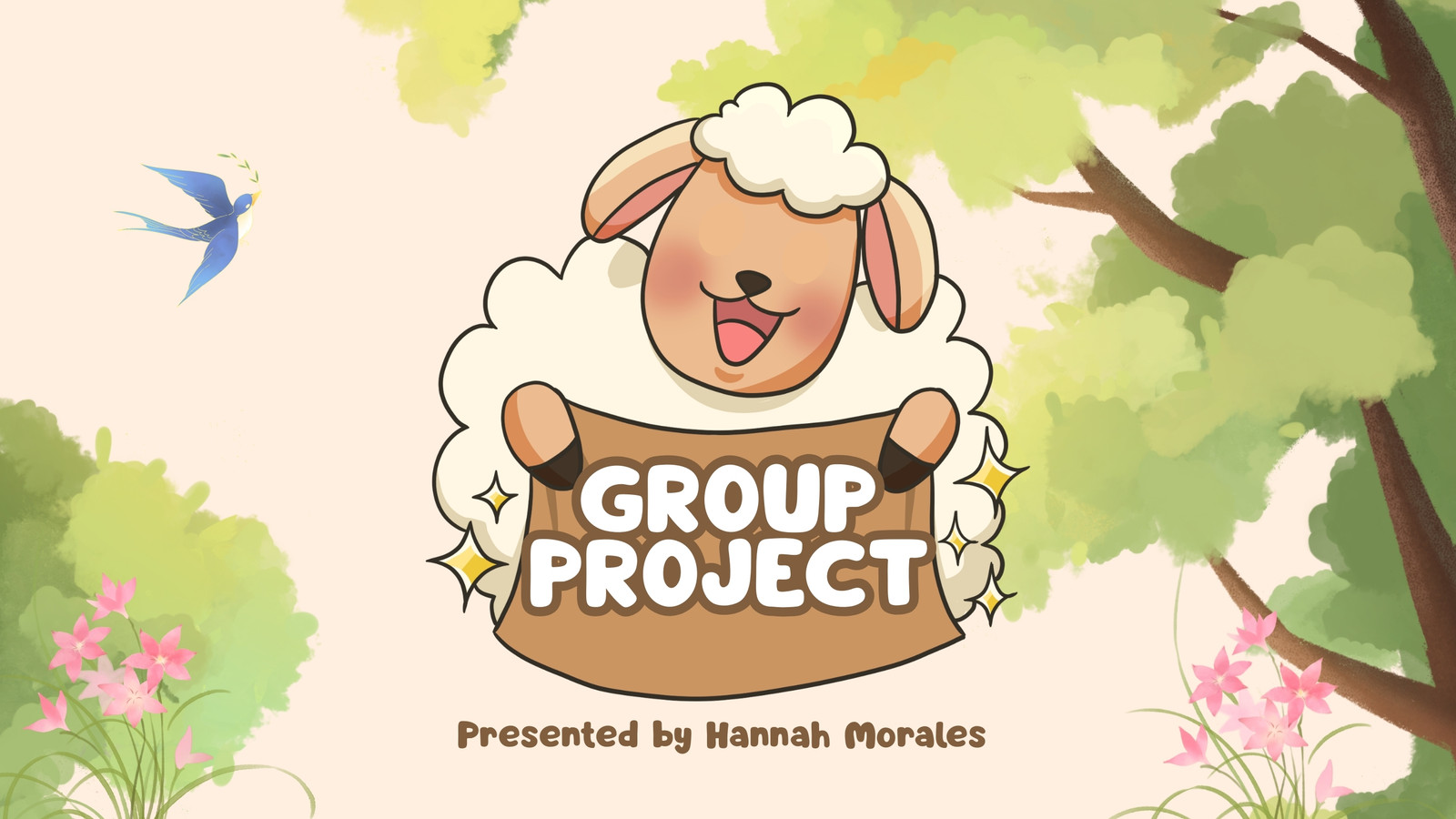 Free and customizable sheep templates