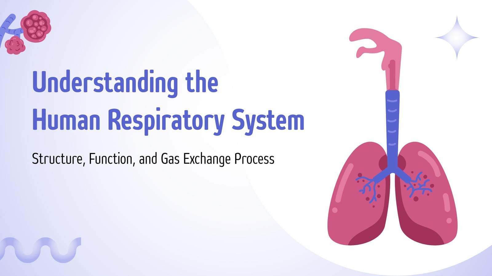 Free and customizable respiratory system templates