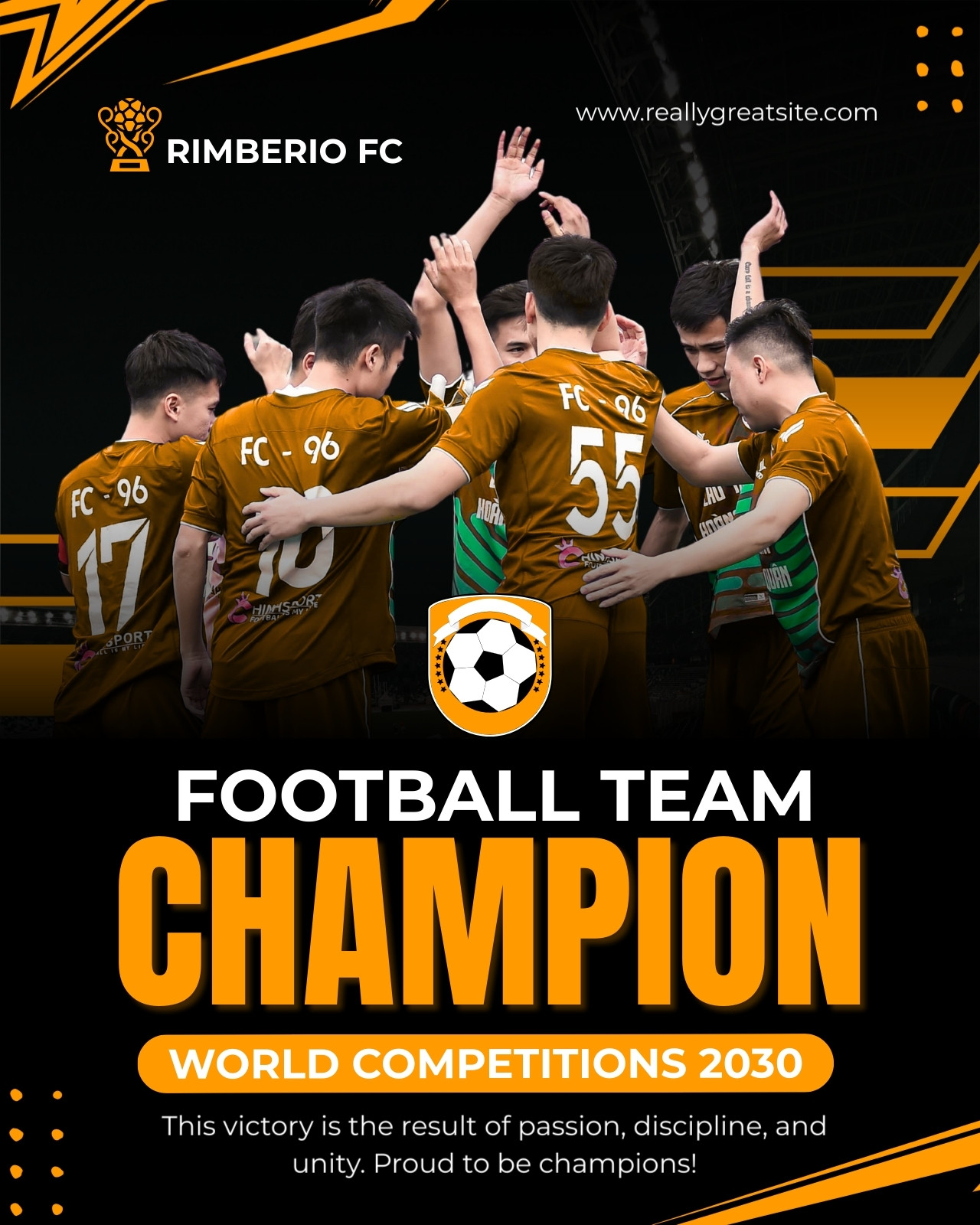 Free and customizable champion templates