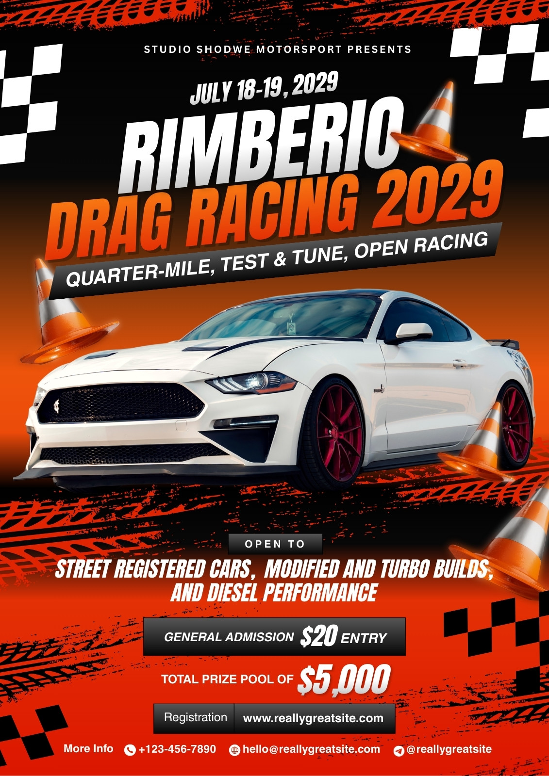 Free and customizable racing templates