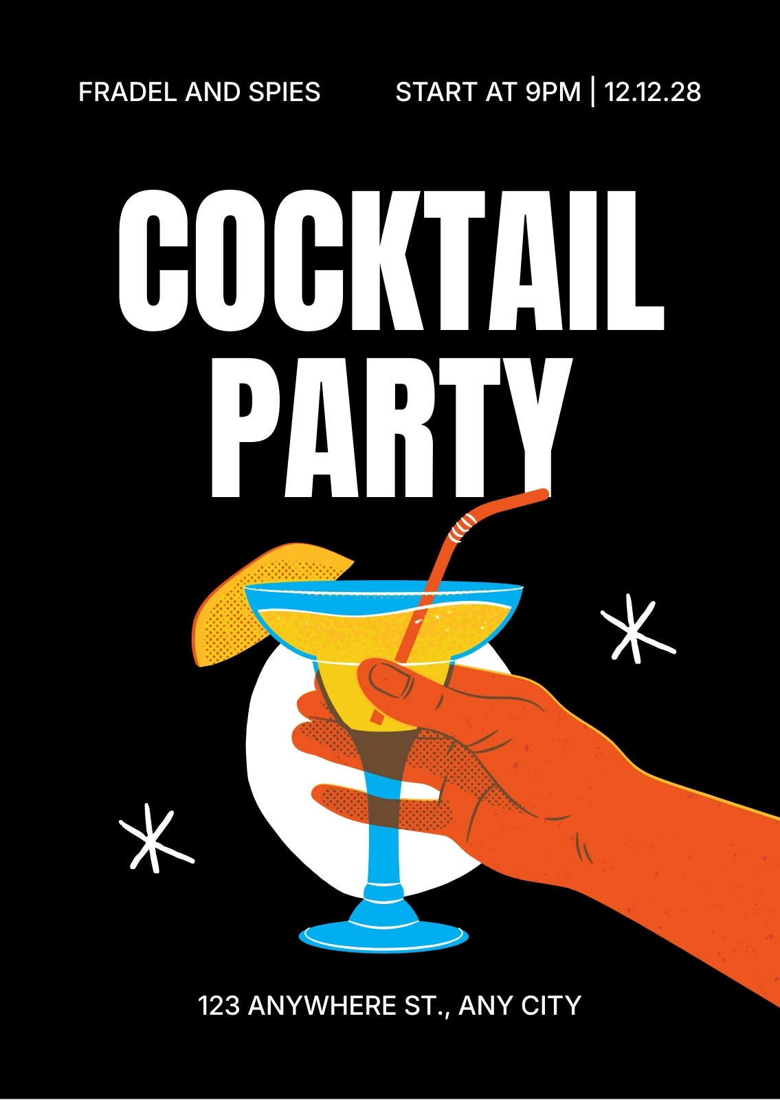 Free to edit and print cocktail party invitation templates | Canva
