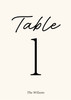 Free, customizable table number card templates | Canva