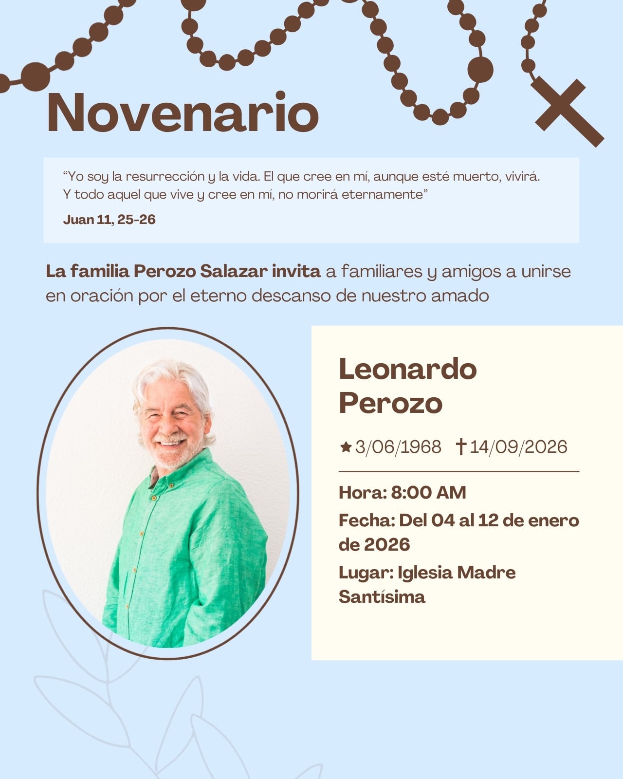 Plantillas novenario - Gratis y editables - Canva