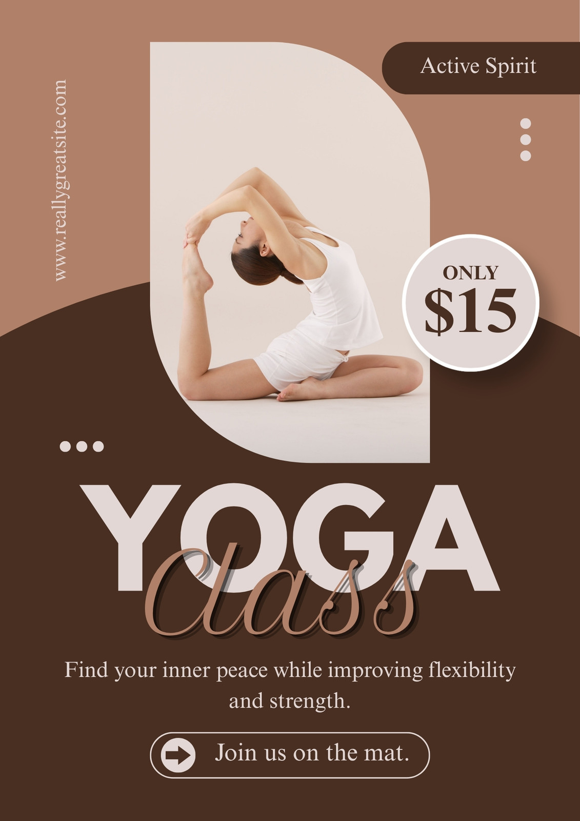 Free editable printable yoga poster templates | Canva