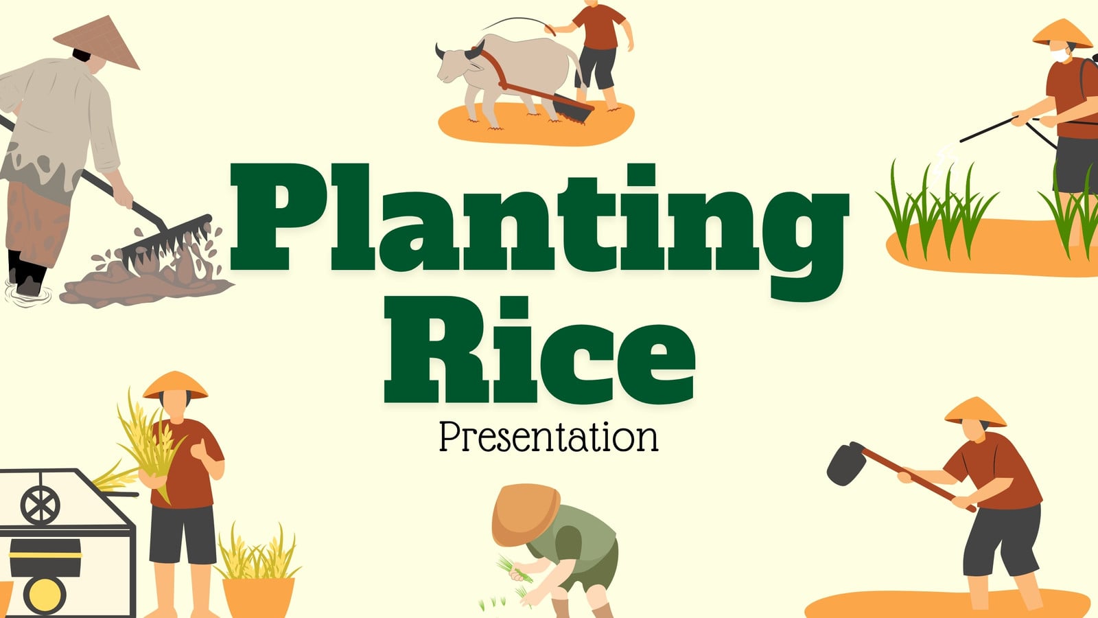 Free and customizable rice templates