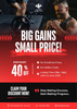 Free printable and customizable gym poster templates | Canva
