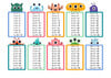 Plantillas de tablas de multiplicar - Gratis y editables | Canva