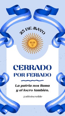 Explorá Plantillas de cerrado por feriado personalizables gratis - Canva