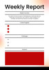 Free printable, customizable weekly report templates | Canva