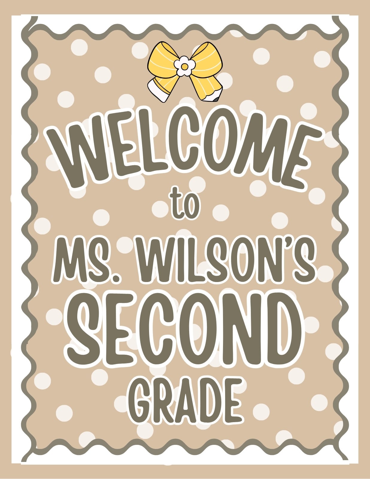 Page 5 - Free and customizable polka dot templates